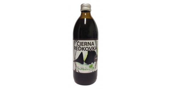 Čierna reďkovka 100% šťava 500ml EkoMedicaSk